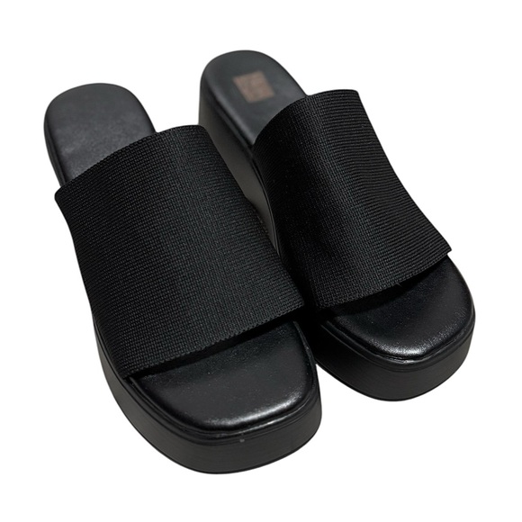 Amazon | Shoes | Amazon Womens Black Open Toe Wedge Platform Sandal ...